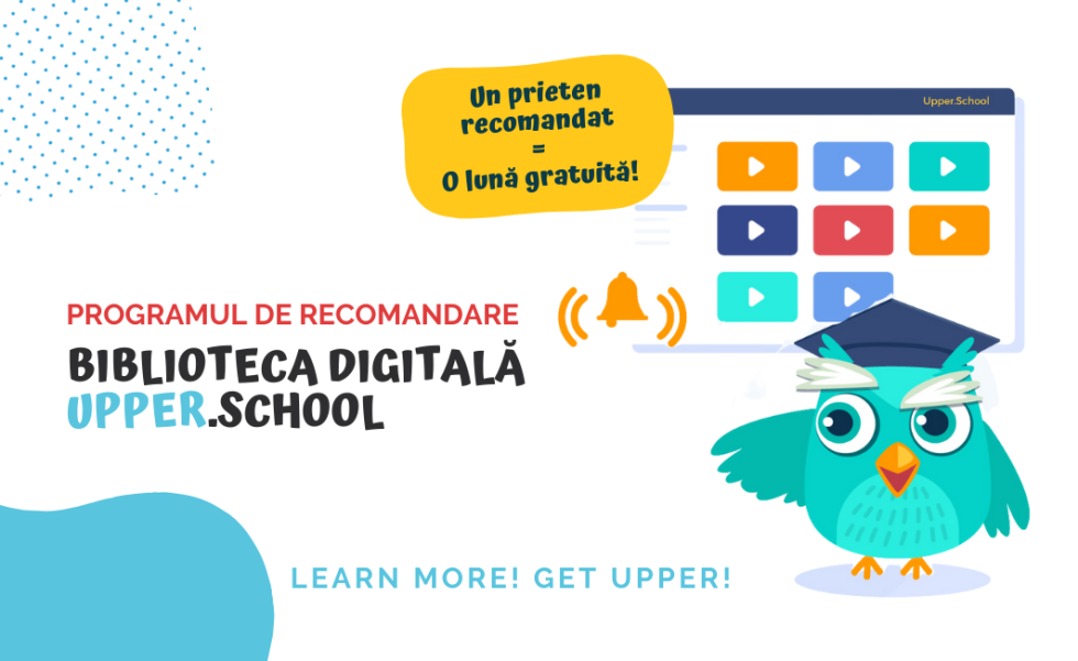 Platforma educationala online pentru elevi - Upper School