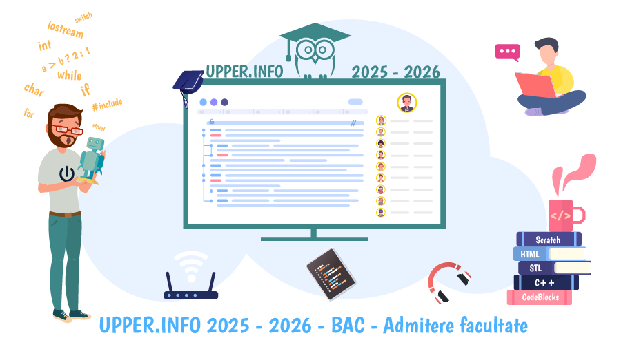 Pregatire informatica bacalaureat - Upper.Info 2022-2023 BAC